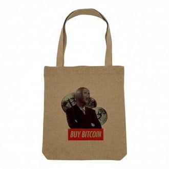 Fabulous Sac Shopping Tote Bag Aspect Lin - Buy Bitcoin Crypto Currency Trading Blockchain Finance Business Bitcoin Humour Meme Man - Sac de Courses Toile Epai