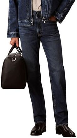 Calvin Klein Jean Homme Oil Slick Jean Coupe Droite, Bleu (Oil Slick), 32W/33L