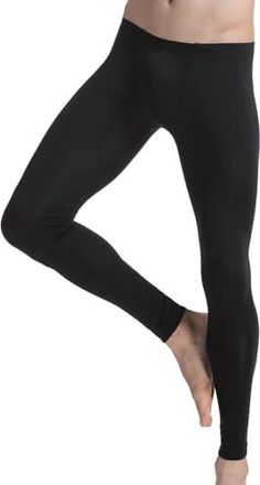 Generic Ice Silk Pantalon sans couture pour homme - Bas ultra fin - Sexy - Pyjama de mer - Collants doux - Couleur unie - Confortable - Sous-v&ecirc;tements de spor