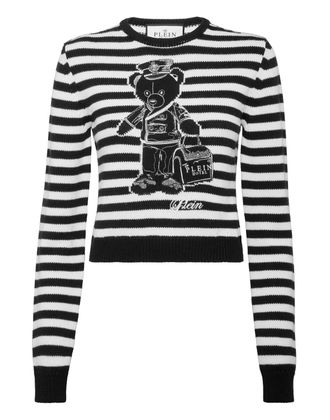 Philipp Plein Pullover Rundhalsausschnitt Ls Teddy