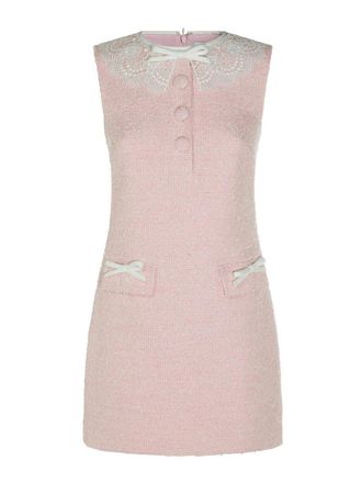 Self Portrait Robe Courte - Rose