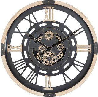 Atmosphera Große Wanduhr mit sichtbarem Mechanismus kent, ø 80 cm