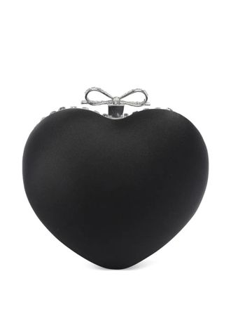 Self Portrait Womens Heart-Shaped Mini Clutch Bag Ss26 W