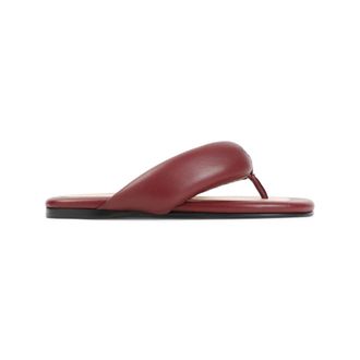 Carven Femme, Chaussures, Rouge, Taille: 36 EU Sandales en cuir rouge