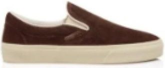 Tom Ford Homme, Chaussures, Brun, Taille: 40 EU Perforated Suede Jude Slip On Baskets