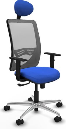 Piqueras y Crespo B&uuml;rostuhl Zulema, verstellbare Armlehne, h&ouml;henverstellbare Lendenwirbelst&uuml;tze und festes Kopfteil, ausgestattet mit Sincro 3 Positionen und Schneidesc