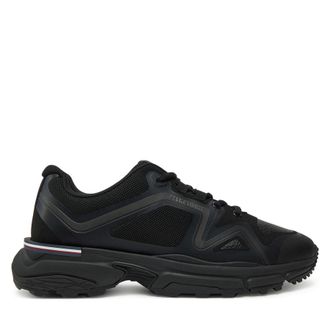 Tommy Hilfiger Sneakers Tommy Hilfiger M Runner Tech Knit Lth Mix FM0FM05344 Schwarz