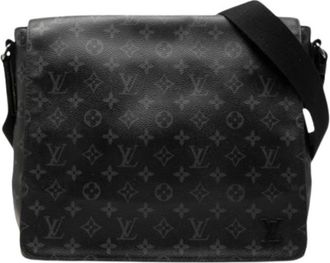 Louis Vuitton Sac bandouli&egrave;re vintage Pre-owned en toile - Homme - Pre-owned - Noir - Taille: ONE Size