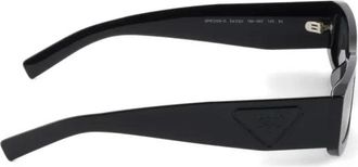 Prada SPRD09CD054E16K Rectangular Dark-Lens Sunglasses - Black
