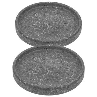 Hemoton 2 St&uuml;cke Untersetzer Blumentopf Blumenuntersetzer Rund Untersetzer Pflanzenuntersetzer Pflanztopf Unterteller Keramik Pflanzk&uuml;bel Blumenuntersetzer Pf