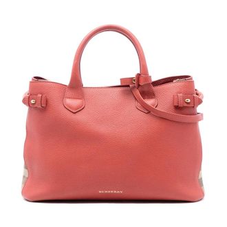 Burberry Sac bandouli&egrave;re vintage en cuir Pre-owned - Femme - Pre-owned - Rose - Taille: ONE Size