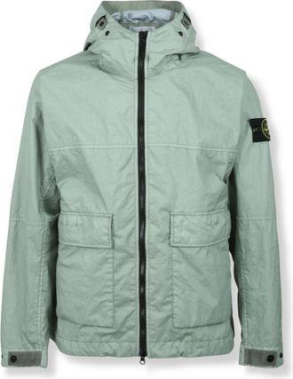 Stone Island Homme, Vestes, Bleu, Taille: S 3L TC Membrane Bomber Jacket
