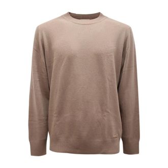 Brooksfield Wollpullover Made in Italy - - Knitwear - Herren - Braun - 2XL