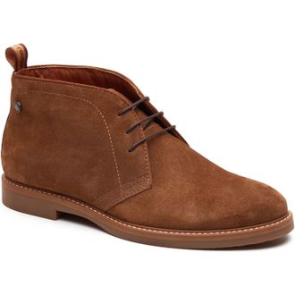 Base London Carlton Chukka-Lederstiefel f&uuml;r Herren in Ingwer-Optik