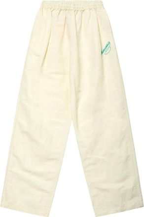 Willy Chavarria Homme, Pantalons, Beige, Taille: XL Pantalon en m&eacute;lange de viscose avec broderie sur le devant