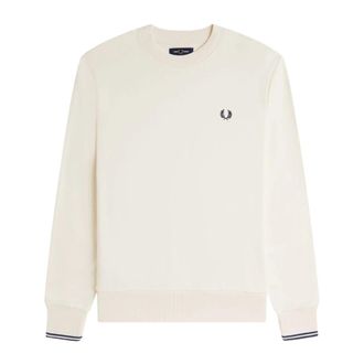 Fred Perry Rundhals-Sweatshirt - - Knitwear - Herren - Beige - XL