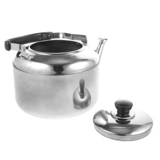 Cabilock Wasserkocher 4l Aus Rostfreiem Edelstahl Mit Schnellem Erhitzen Noppenboden F&uuml;r Gleichm&auml;&szlig;ige W&auml;rme Automatischem Ton F&uuml;r Zuhause Und Camping Geeignet