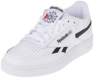 Reebok Unisex Club C Revenge Sneaker, Ftwwht Black Ftwwht, 40.5 EU