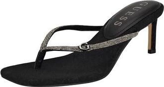 Guess Femme Mayan Sandale à Talon, Noir 001, 38 EU