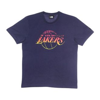 New Era Homme, Tops, Bleu, Taille: XL NBA Coastal Heat Tee Lakers Logo