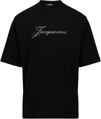 Jacquemus Le t-shirt Jacquemus en coton m&eacute;lang&eacute;