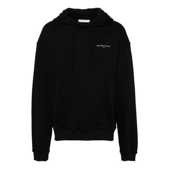 Ih Nom Uh Nit Schwarzer Baumwollpullover Stilvoll Bequem - - Sweatshirts & Hoodies - Herren - Schwarzk - XL