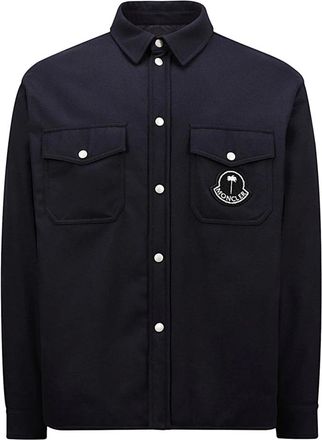 Moncler Homme, Chemises, Bleu, Taille: XL Casual Chemises