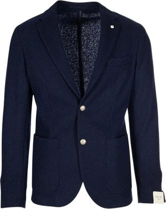 L.B.M. 1911 L.b.m. 1911, Homme, Vestes, Bleu, Taille: M Veste en jersey