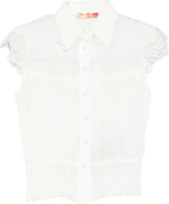 Ermanno Scervino Femme, Blouses et Chemises, Blanc, Taille: 34 FR Shirt