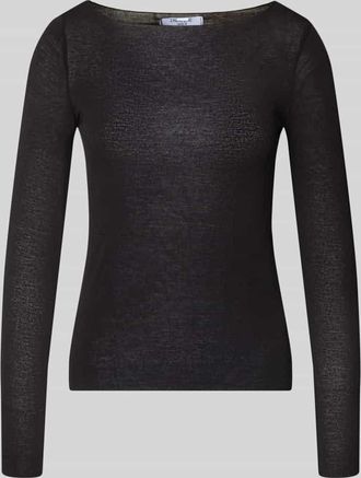 Zabaione Longsleeve aus Viskose-Mix mit Kaschmir-Anteil