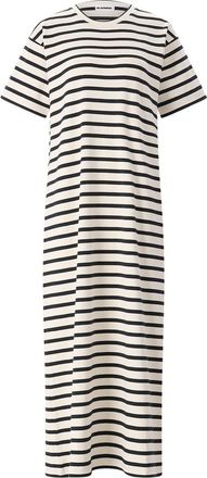 Jil Sander Gestreiftes Jerseykleid