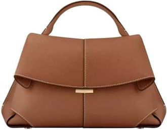 Generic Compatible avec le sac &agrave; main for femme cuir froiss&eacute; et design inclin&eacute;(01-colour)