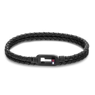 Tommy Hilfiger Jewelry Armband f&uuml;r Herren aus Leder Schwarz - 2790386