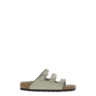 Birkenstock Femme, Chaussures, Vert, Taille: 39 EU Arizona Soft Footbed Three Strap Sandales