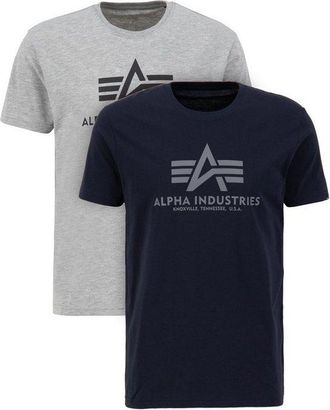 Alpha Industries T-Shirt Basic T-Shirt BL 2 Pack
