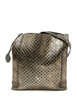 Bottega Veneta 2012-2025 Leather Intrecciomirage crossbody bag - Gold