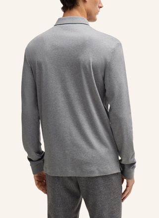 HUGO BOSS Jersey-Poloshirt Pado grau