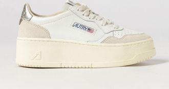 Autry Medalist Platform Low Sneakers aus Leder mit perforierter Spitze und Cut-Out-Logo