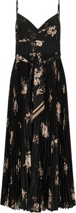 Zimmermann Femme, Robes, Noir, Taille: 42 FR Sunray Pleated Midi Dress