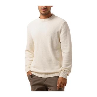 Selected Beiger Strick-Crew-Neck-Pullover - - Knitwear - Herren - Beige - XL