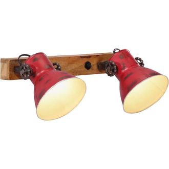 vidaXL vidaXL Lampe murale 25 W rouge d&eacute;lav&eacute; 45x25 cm E27
