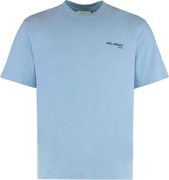 Axel Arigato Homme, Tops, Bleu, Taille: M T-shirt ras du cou Legacy