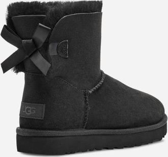 UGG Mini Bailey Bow II Boot für Damen | UGG EU in Black, Größe Schaffell