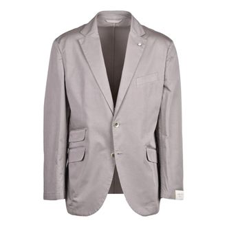 L.B.M. 1911 Blazer aus Baumwolle - - Suits - Herren - Beige - 4XL