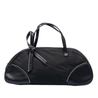 Dior Pre-owned Nylon Handbag - - Pre-owned - Damen - Schwarzk - ONE SIZE