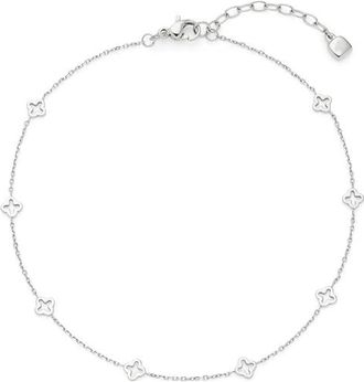 Leonardo Leonardo 32027090 Chaîne de cheville en acier inoxydable pour femme, Eine Grösse, Acier inoxydable, Pas de gemme