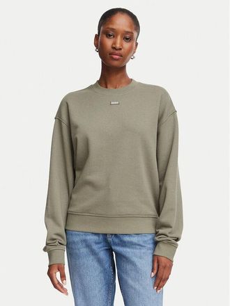 HUGO BOSS Sweatshirt Delessa 50534344 Gr&uuml;n Regular Fit
