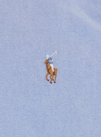 Polo Ralph Lauren Mens Shirt Slim Fit Oxford Light Blue Cotton