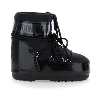 Moon Boot Femme, Chaussures, Noir, Taille: 36 EU Icon Low Glance Boot