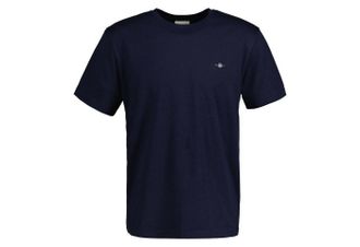 GANT T-Shirt Herren T-Shirt 1er Pack Baumwolle Reg Shield (Packung, 1er Pack)